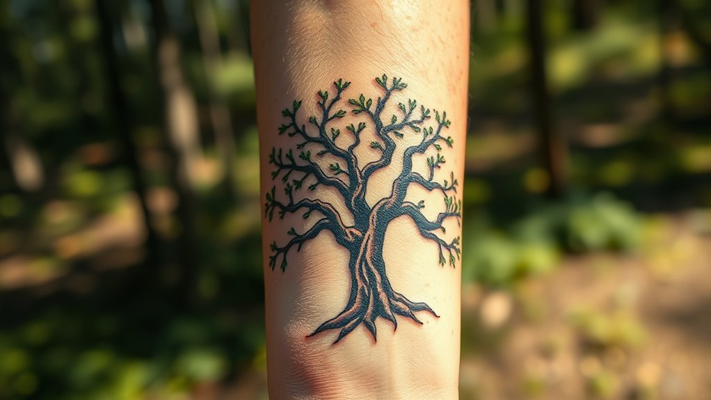 Oak Tree Tattoo Meaning and Symbolism